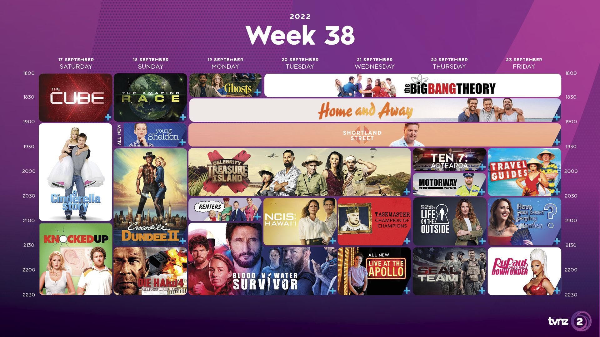 TVNZ Schedules & Highlights